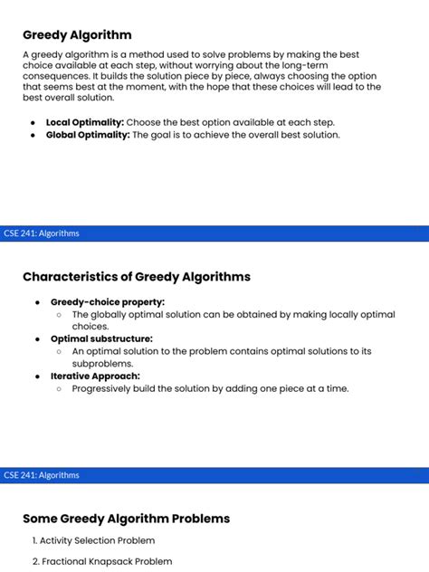 greedy pdf time complexity mathematical optimization