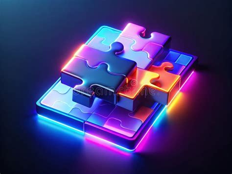 Seamless Api Integration A Glowing Success Visualized With Interlocking