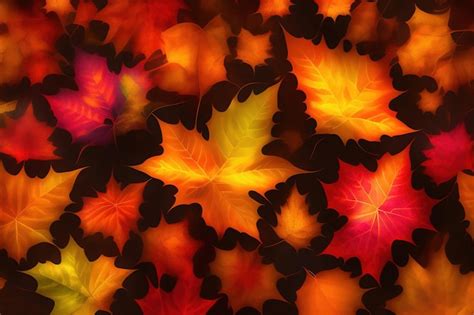 Premium Photo Generative AI Seamless Pattern With Leaves For Wallpaper Or Fabric