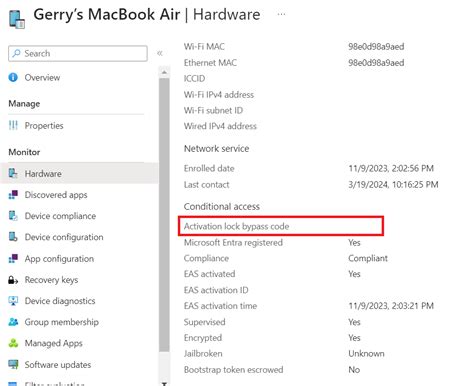 Gerry Hampson Device Management Macos Management With Intune Activation Lock