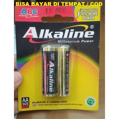Baterai Alkaline Aa Isi Pcs Batu Batre Alkaline Alcaline Penambah Daya Volt Pada Remot
