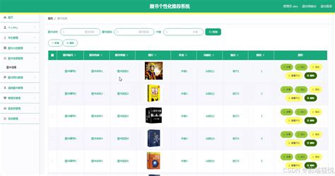 基于spring boot vue的图书个性化推荐系统 lw ppt 基于spring 框架的书籍推荐系统设计与开发 csdn博客