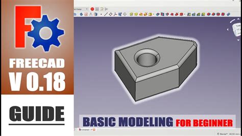 Freecad 018 Partdesign Guide Tutorial For Beginner Youtube
