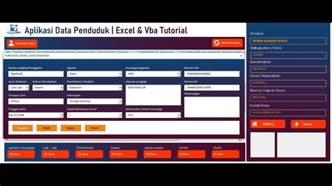 APLIKASI ADMINISTRASI DESA PART EXCEL VBA TUTORIAL YouTube