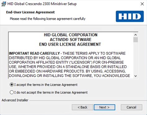 Installing The Minidriver