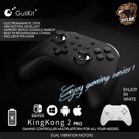 Jual Gulikit Kingkong 2 Pro Ns09 Controller Wireless Nintendo Switch Winmac Hitam Jakarta
