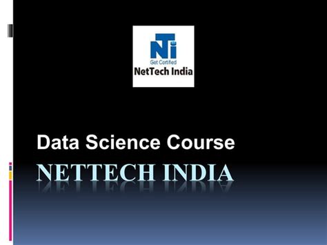 Data Science Course Ppt Ppt