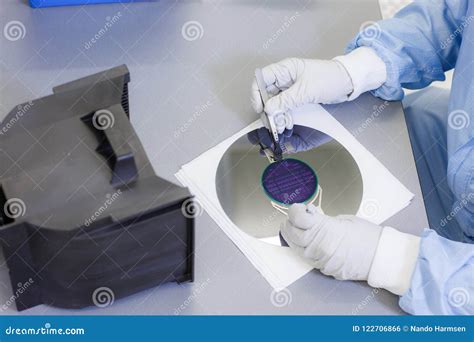 Loading A Wafer Into A Loadlock Stock Image 105510793