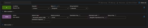 Front Door Premium Redirect To Path Rule Microsoft Qanda