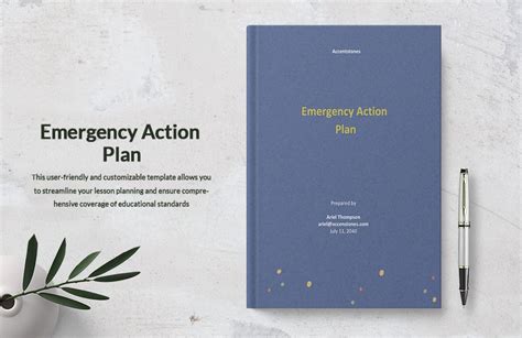 Editable Emergency Plan Templates In PDF To Download