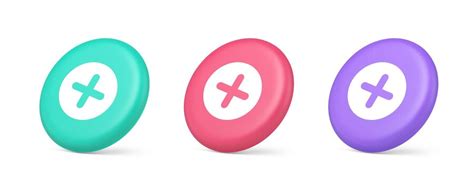 Premium Vector Plus Add Button Mathematical Addition Symbol 3d Realistic Icon