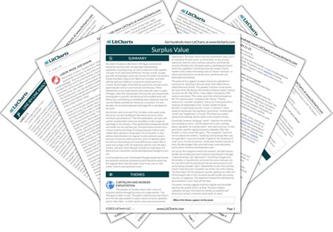 Surplus Value Poem Summary And Analysis Litcharts