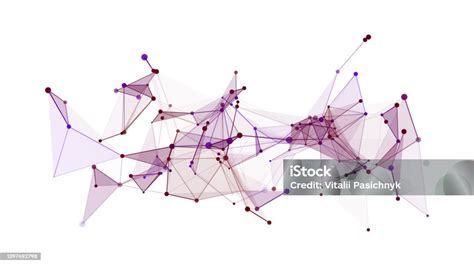 네트워크 연결 구조입니다 하이테크와 미래의 개념 통신 및 웹 개념 빅 데이터 시각화 벡터 그림입니다 개념에 대한 스톡 벡터 아트 및 기타 이미지 Istock