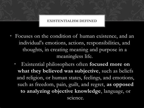 Ppt Existentialism Powerpoint Presentation Free Download Id2566849