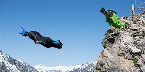 Wingsuit Base Jumping Red Bull