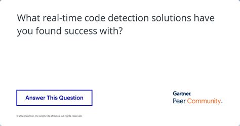 What Real Time Code Detection Solutions Have You Found Success With