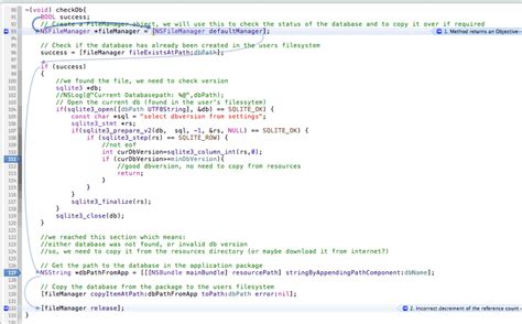 xcode incorrect decrement of the reference count stack overflow