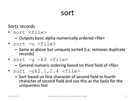 working with command line systems and gamit globk ppt download