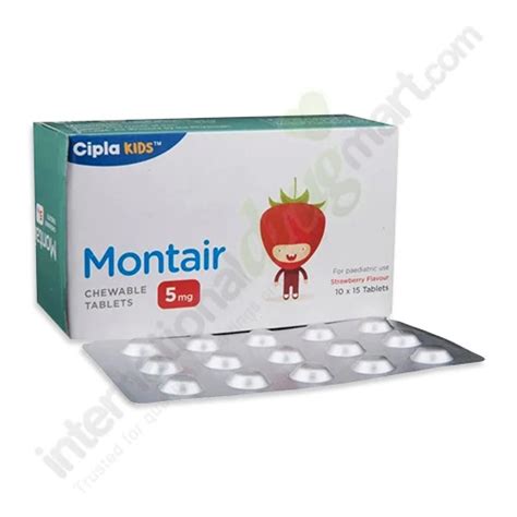 Buy Montelukast Chewable Tablets 5mg Online Idm