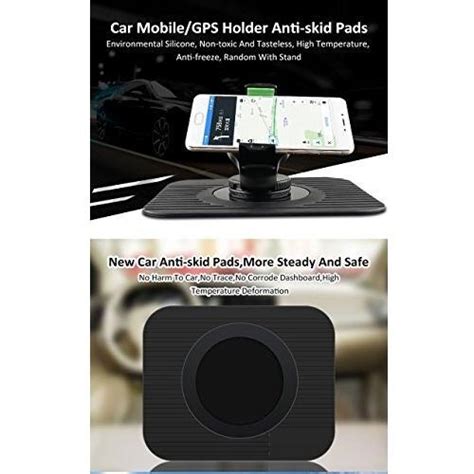 Car Sat Nav Tomtom Garmin Mobile Gps Rubber Dash Board Non Stick Mount Holder Mat Slim Comparor Uk