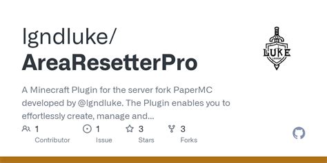 Github Lgndlukearearesetterpro A Minecraft Plugin For The Server Fork Papermc Developed By