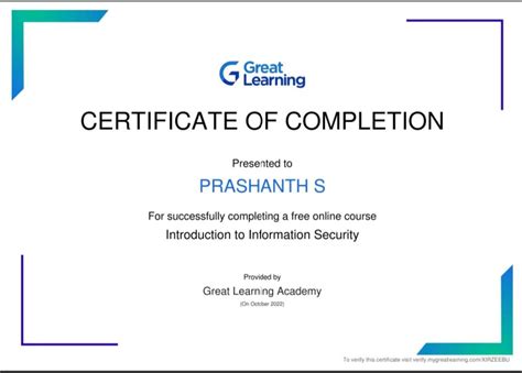 Prashanth S On Linkedin Im Happy To Share That Ive Obtained A New Certification Introduction To