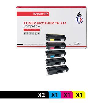 TONERMEDIA - x5 Toners BROTHER TN-910BK (x2) + TN- Toner - Achat & prix ...