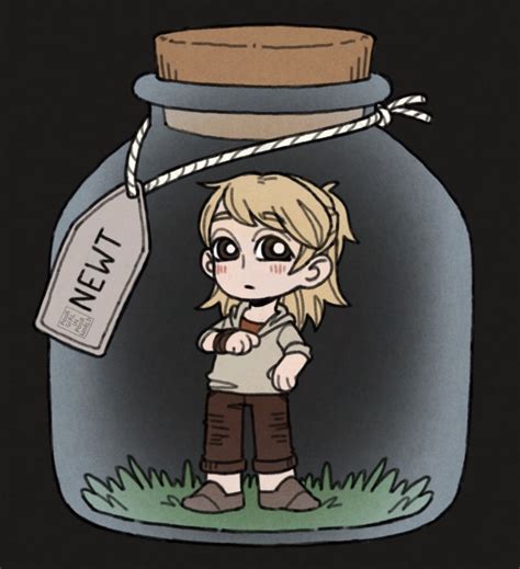I Caught Newt And Put Him In A Jar Now We Can Keep Him Safe In Turns Whos First Next Jar