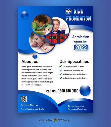 School Leaflet Template