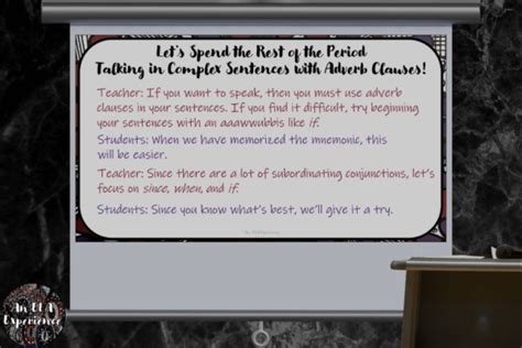 Adverb Clauses And How To Teach Them To Teens An ELA Experience