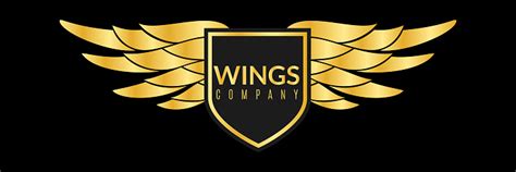 골드 날개 크리에이티브 스포츠 또는 비즈니스 성공 상 천사 또는 독수리 날개 모양 빛나는 럭셔리 경쟁 회사 우승자 배지 장식 헤럴드 골든 엠블럼 벡터 요소 1위에 대한 스톡