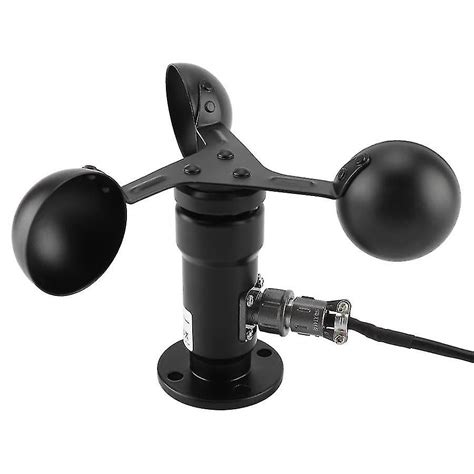 4 20ma Anemometer Wind Speed Sensor Pulse Signal Output Aluminum Alloy Wind Speed Detector Wind