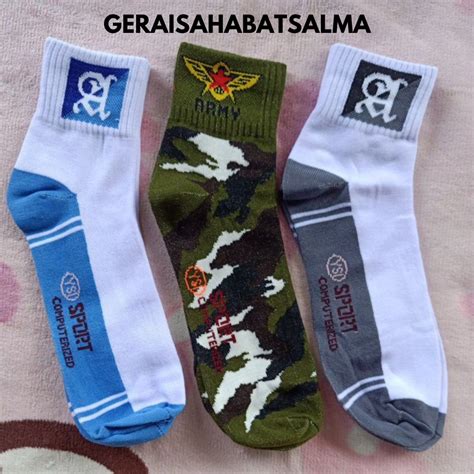 Jual Kksy Kaos Kaki Pendek Mata Kaki Army And Sampoerna Ysi Shopee