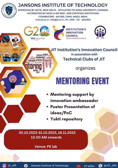 Mentoring Support Jansons Institute Of Technology