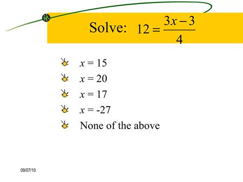 3 3 Solving Multi Step Equations PPT