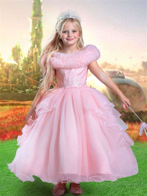 Girls Good Witch Glinda Inspired Wicked Costume Mia Belle Girls