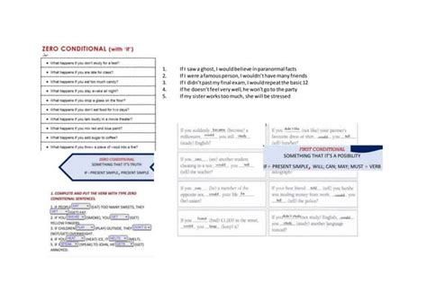2nd Conditional Pair Workdocx Paranormal Phenomena Hobbies