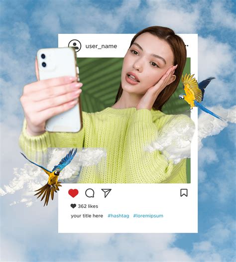 Clipping Mask Effect Social Media Post On Behance