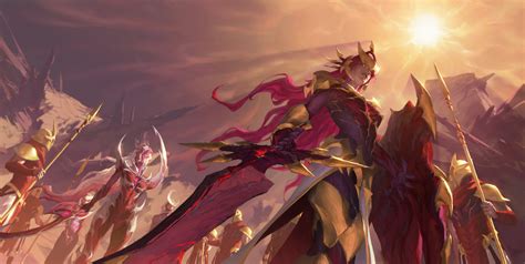 배경 화면 삽화 판타지 아트 판타지 소녀 빛나는 눈 긴 머리 1920x968 Wallpapermaniac 2173979 배경 화면 Wallhere