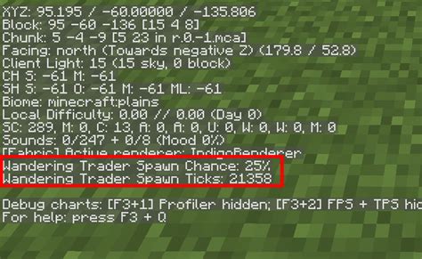 Wandering Trader F3 Minecraft Mods Curseforge