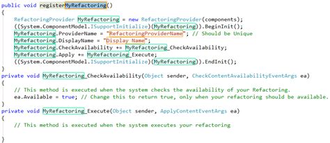 New Coderush Plugin Templates Newcodeprovider And Newrefactoring