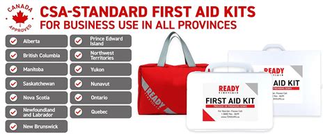 Ready First Aid Csa Type 3 Intermediate First Aid Kit Suitable For