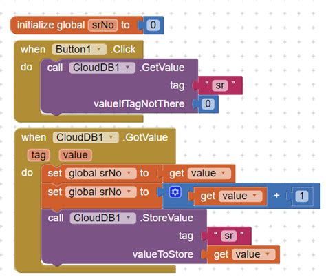 Number Increment And Store Mit App Inventor Help Mit App Inventor Community