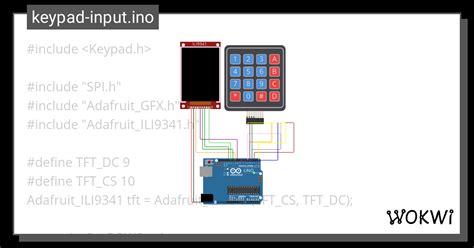 Keypad O Copy Wokwi Esp32 Stm32 Arduino Simulator