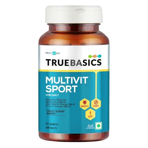 Truebasics Multivit Sport Multivitamin Tablets Buy Truebasics Multivit