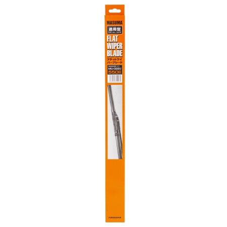 Wiper blade Masuma 22" (550mm) frameless, 8 adapters included, MU-022U ...