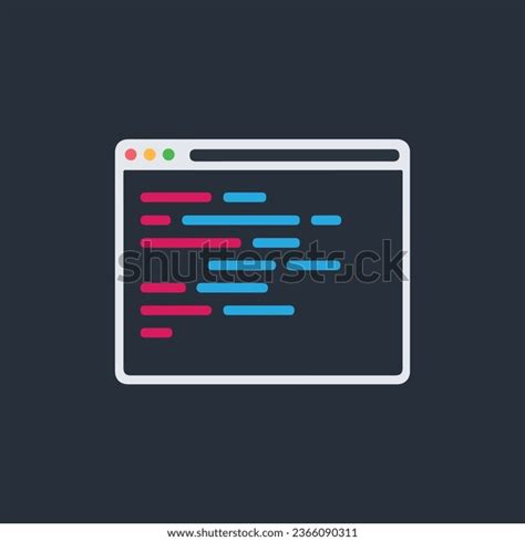 Software Development Programming Coding Code Editor Stock Vector Royalty Free 2366090311