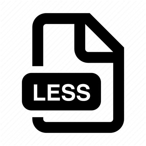 Css Document File Filetype Less Icon