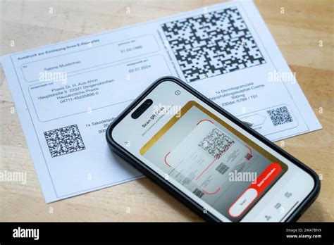 Symbolic Image Of An E Prescription Prescription Issued By A Doctor With Qr Code Is Scanned