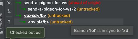 branch names containing html tags are incorrectly formatted · issue